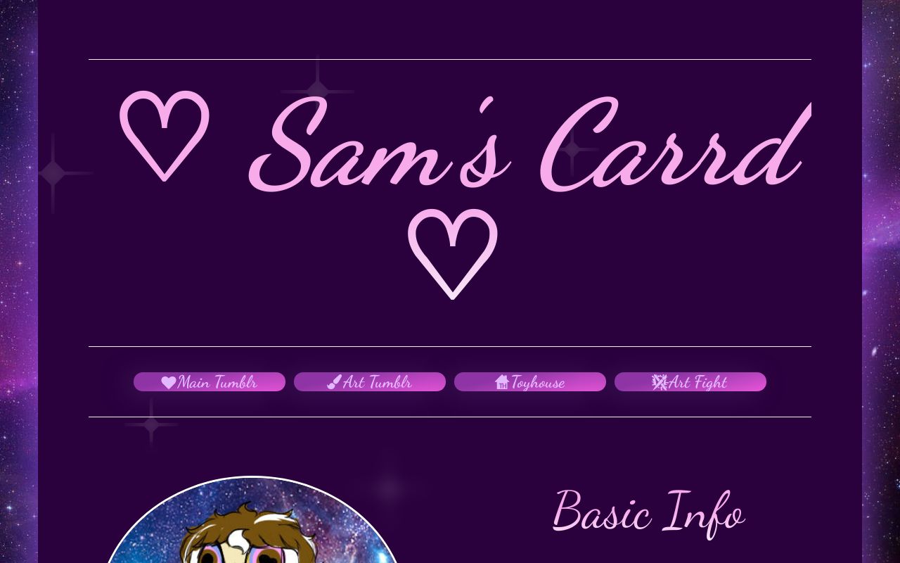 Sam's Carrd